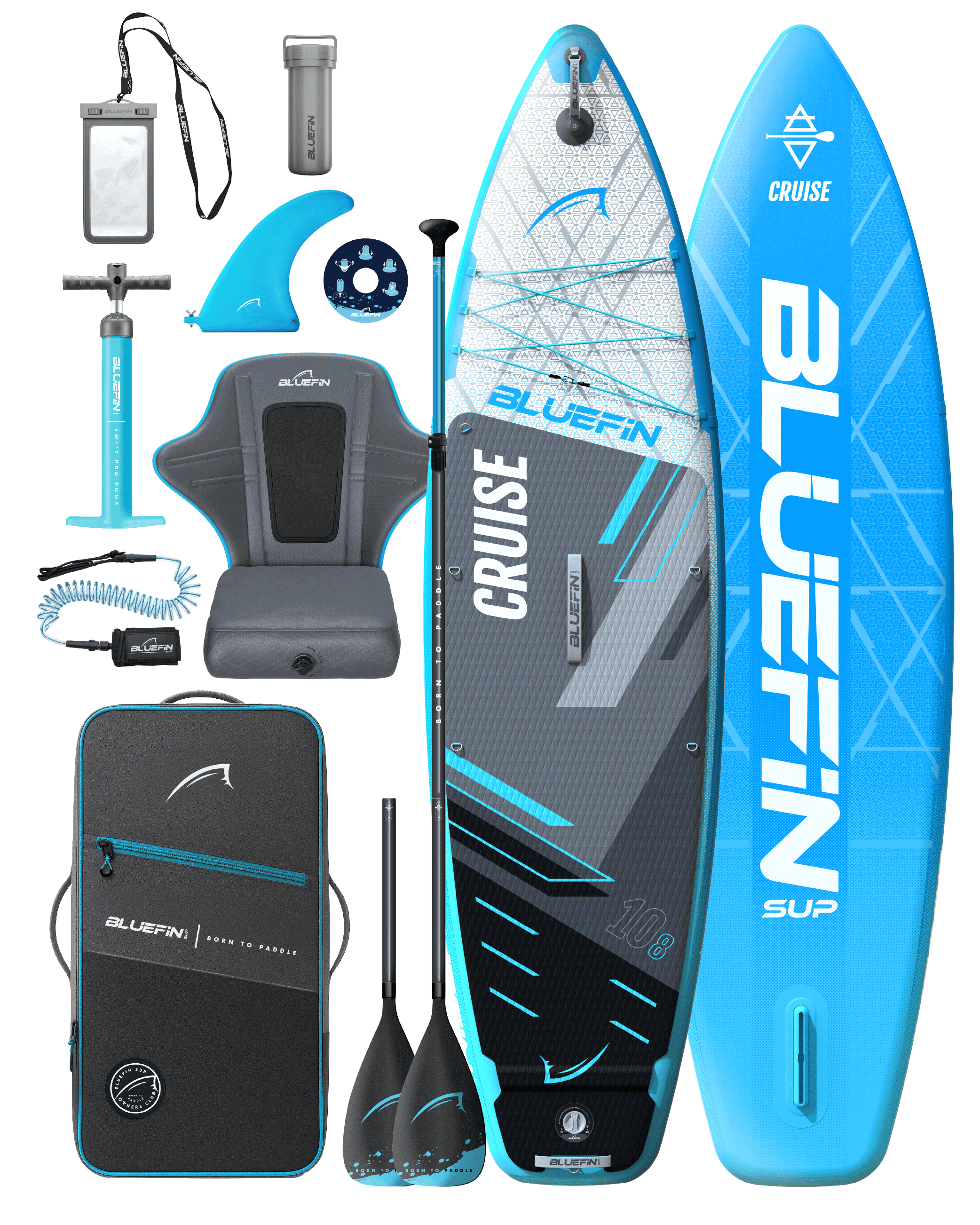 Blue Original Cruise 10'8 + Kayak Conversion Kit – Bluefin SUP